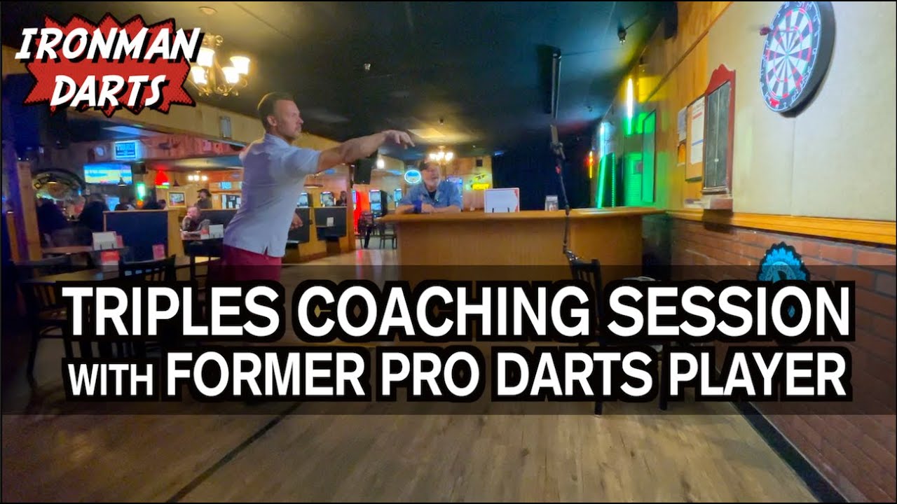 Professional Darts Coaching TRIPLES on Ironman Darts - YouTube