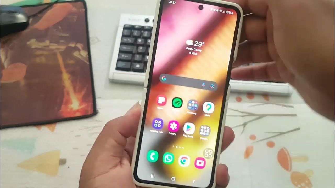 Samsung Galaxy Z Flip 5 Tips: How to Change Middle Mouse button function (Android 14) - YouTube