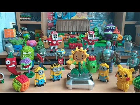 New lego Plants vs Zombies - Растения против зомби из лего - YouTube