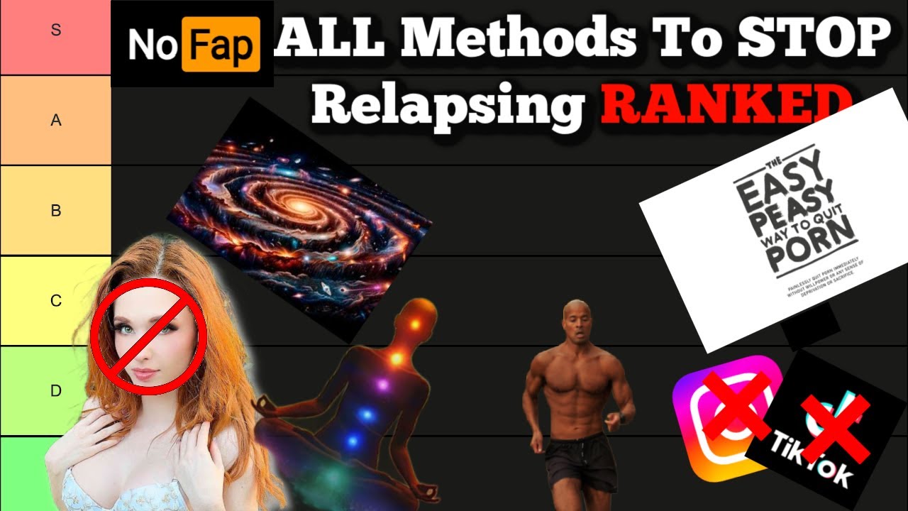 Ranking EVERY NoFap Anti-Relapse Method (TIER LIST) - YouTube