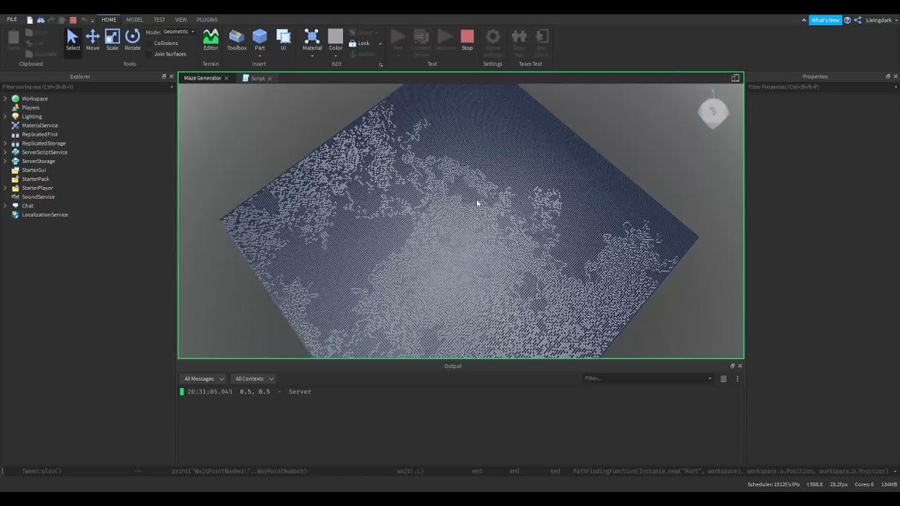 Generating a 40,401Cell Maze Using Recursive Backtracking - YouTube