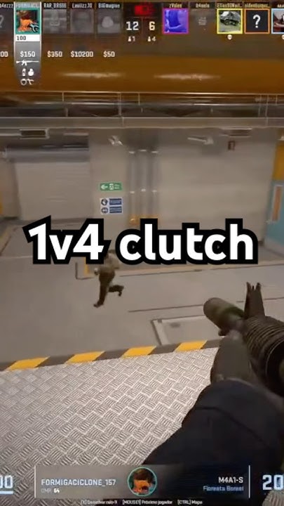 1v4 alto nível de cs 😈💀 #csgo #1vs4 #gaming #cs2 - YouTube