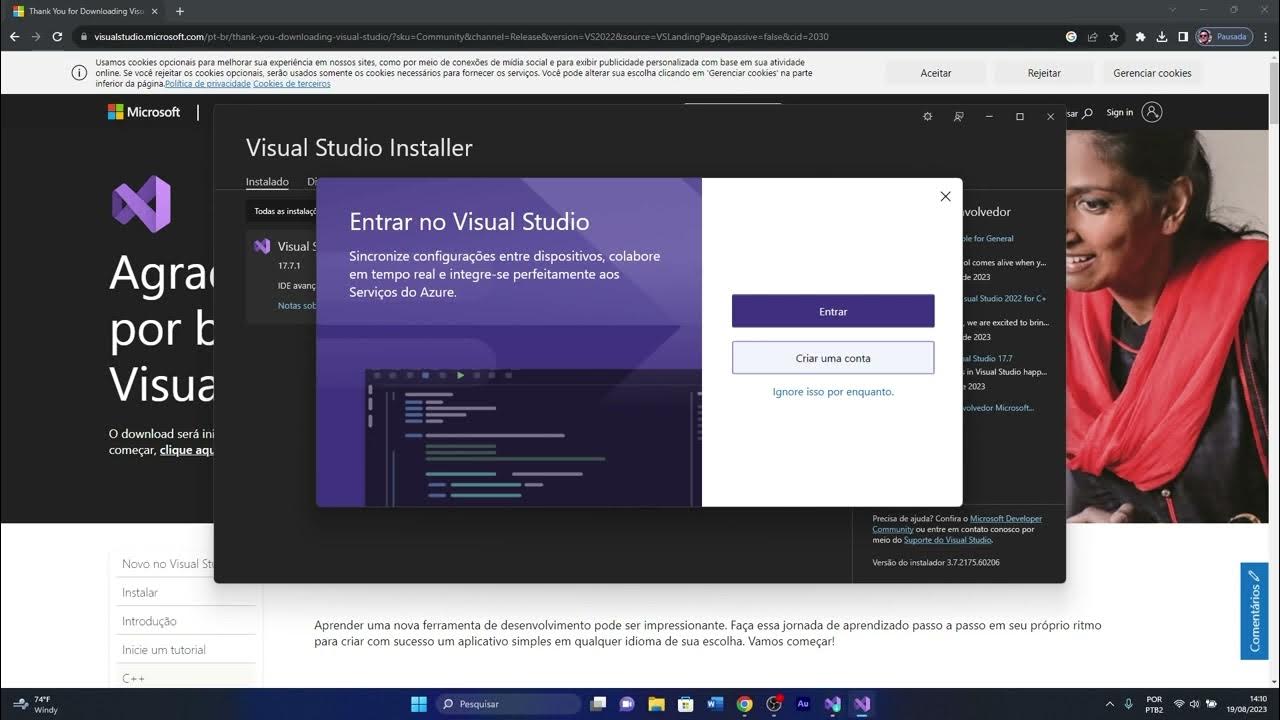 Instalando o Visual Studio 2022 - YouTube