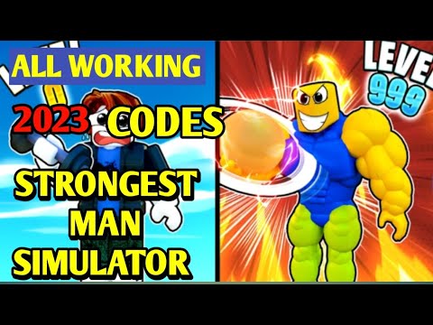 (New Codes) Roblox STRONGEST MAN SIMULATOR Codes 2023 | Codes For ...