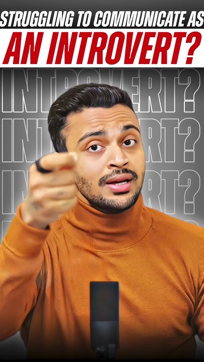 Are you also struggling to communicate as an 'INTROVERT", Save these 3 Strategies🔥 - YouTube