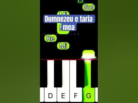 Dumnezeu e taria mea #piano #cristianchifan #tutorial - YouTube