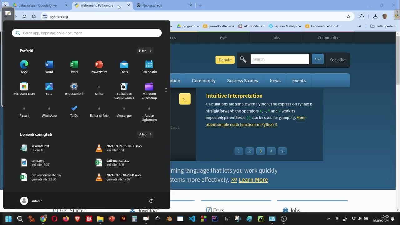 Installazione dell'ambiente python - YouTube