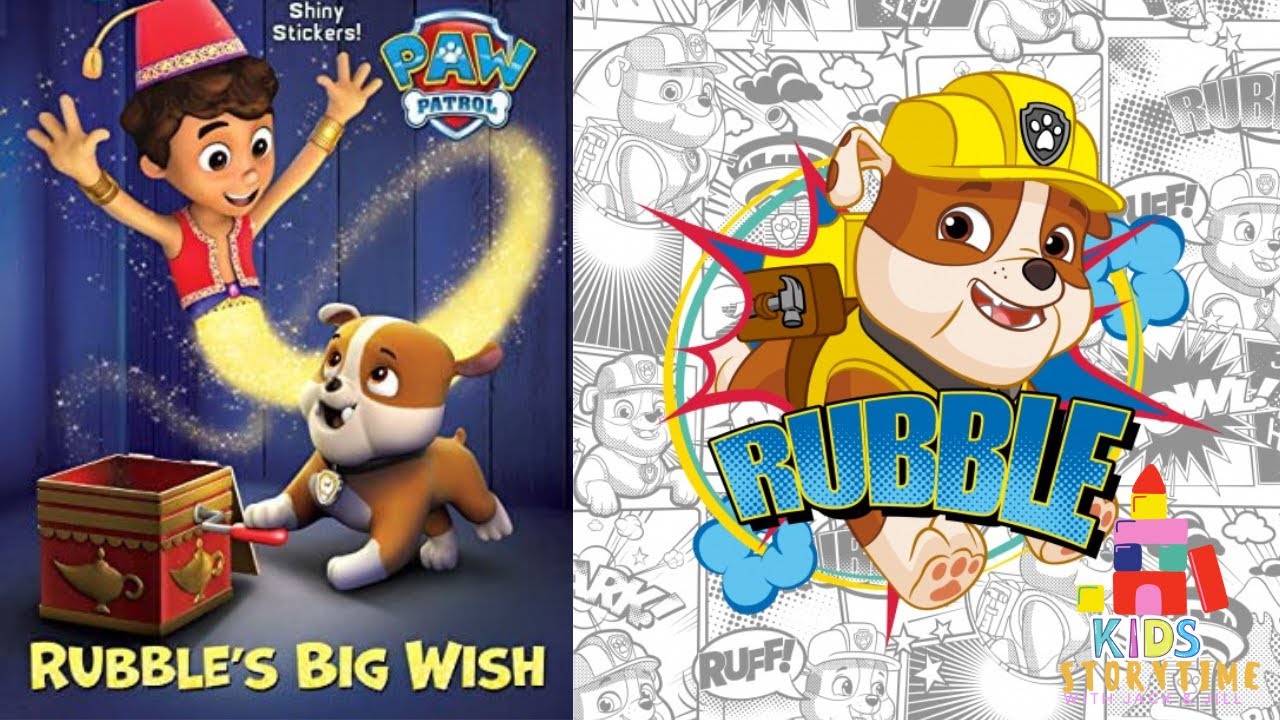 🐶🧞‍♂️ Kids Book Read Aloud: Nickelodeon's Paw Patrol : Rubble's Big ...