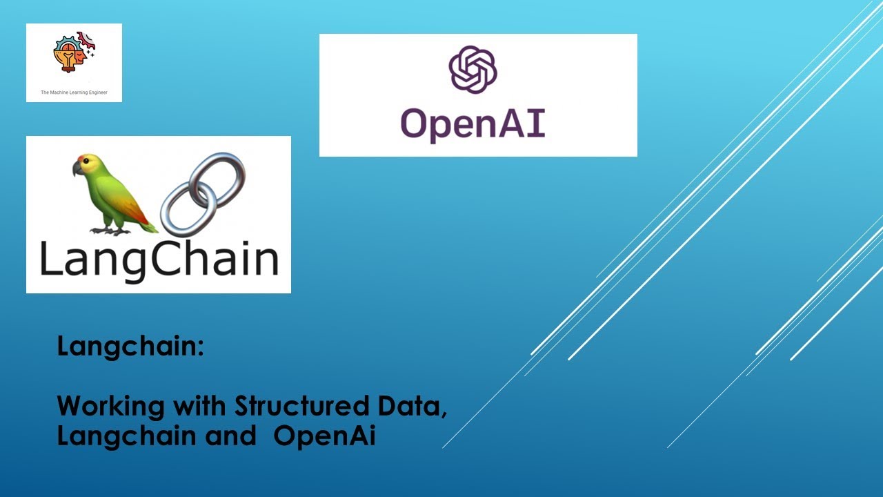 Langchain Working With Structured Data Openai Español Datascience Machinelearning Youtube