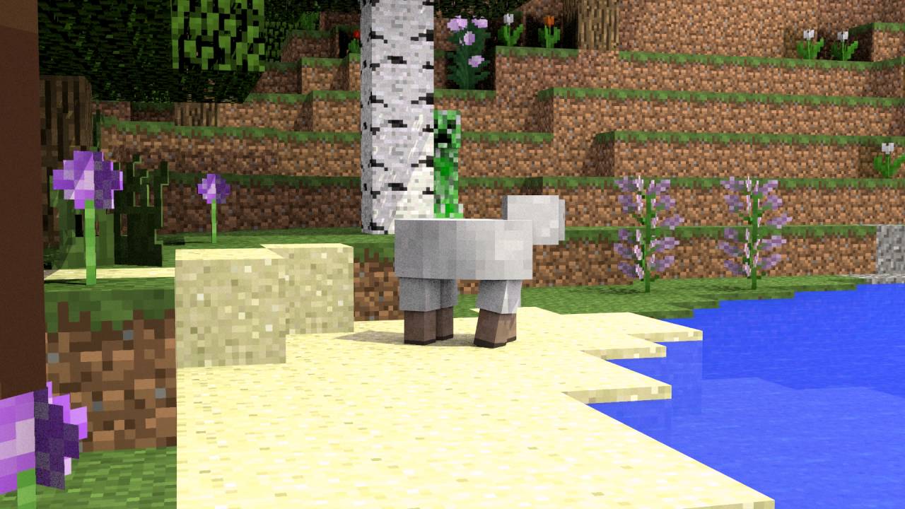 Minecraft Animation Short #1: The Sheep - YouTube