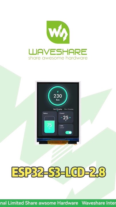Waveshare ESP32-S3 2.8'' Touch LCD Features，Smooth UI with 2.8 ...