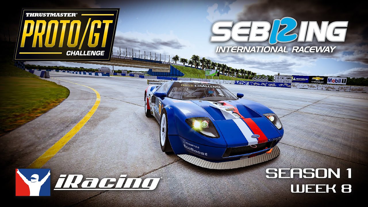 iRacing GT Thrustmaster Challenge - 2024 S1 - W8 - Sebring - YouTube