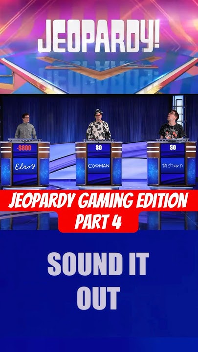 Can you name the video game sound? Jeopardy Gaming Edition #jeopardy # ...