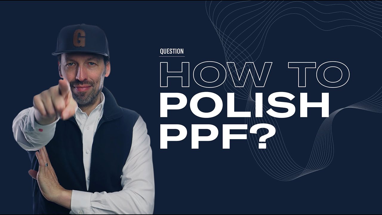 How to polish PPF? - The Detailing Guru - YouTube