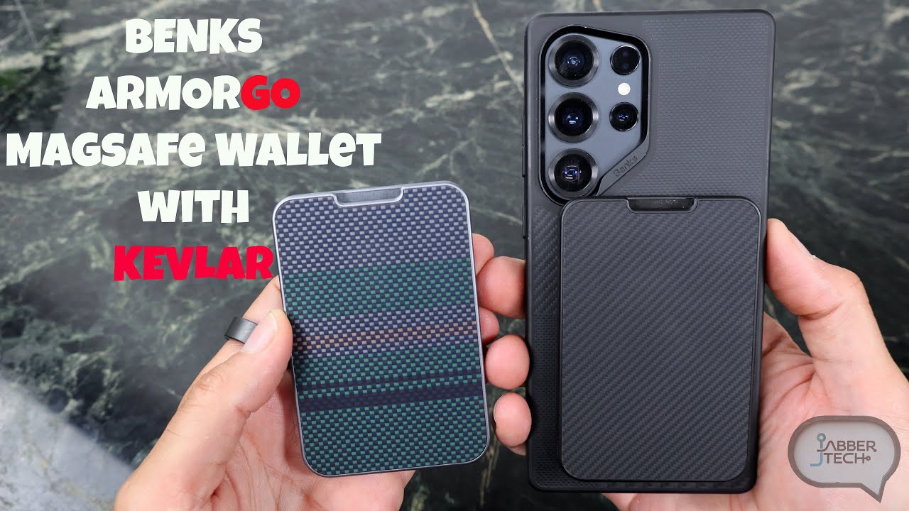 Benks Magsafe Wallet with Kevlar : ArmorGo - YouTube