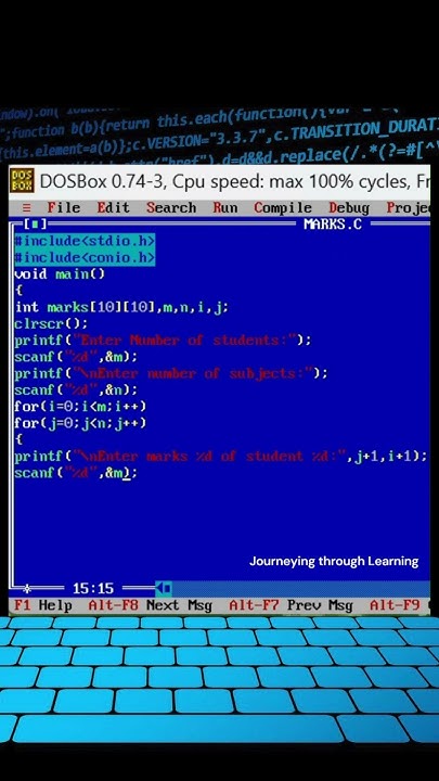 C program to store and display students and subject marks#simpleinterest#compoundintere - YouTube