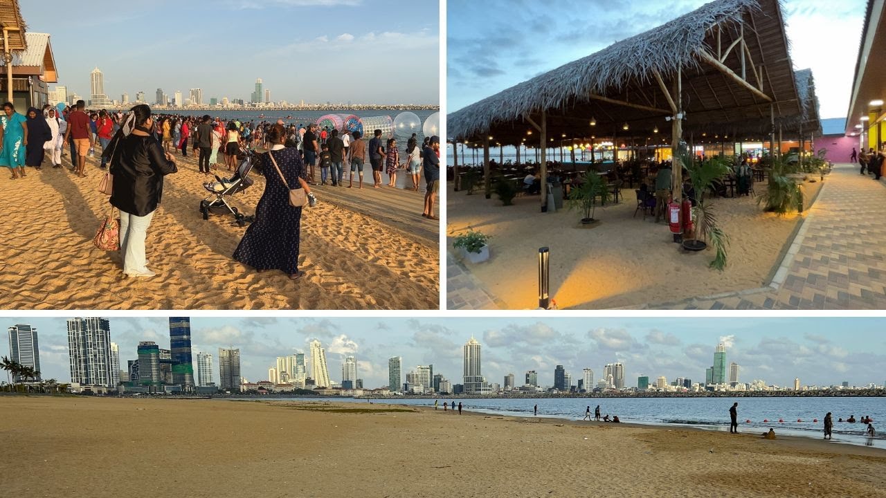 Colombo Port City Artificial Beach (4k) - YouTube