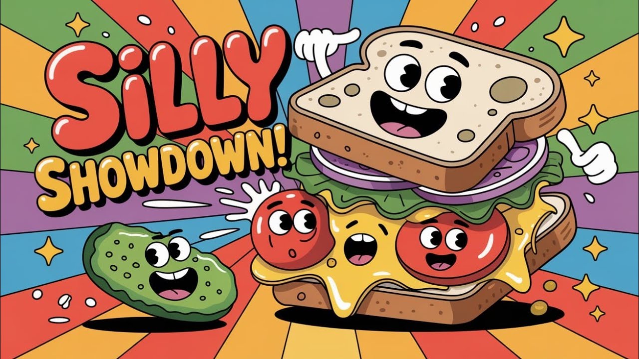 The Silly Sandwich Stack Showdown | Fun Kids Cartoon Adventure - YouTube