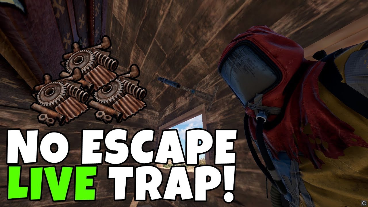 RUST | *SECRET* PRESSURE PAD under a RUG TRAP BASE. (Live Streamed ...