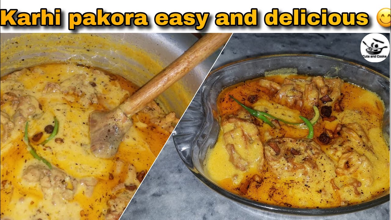 Kadi Pakora Recipe | Karri Pakora Recipe | Cuts and Cooks - YouTube