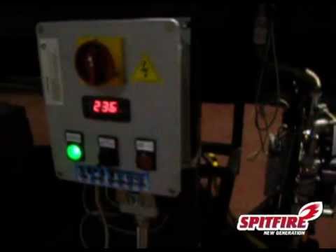 Bruciatore a gas SPITFIRE: esempio di installazione