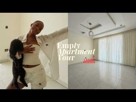 my empty apartment tour in Lagos