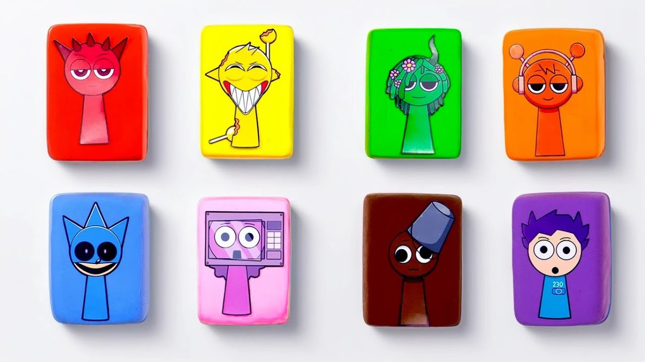 GUESS which sprunki character will out of the cubes💖Diy Paper💖 - YouTube