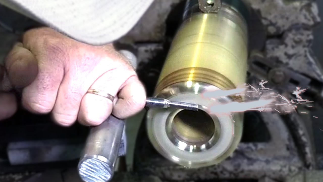 Building an historic brass cannon Ep 2 - hand shaping the barrel on my ...