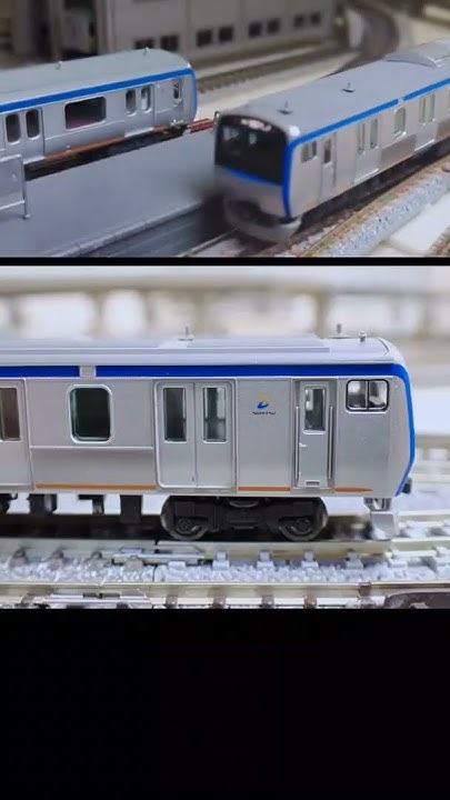 相模鉄道 11000系〈TOMIX 98381 98382〉 n scale 走らせた SAGAMI RAILWAY SERIES 11000 ＃train - YouTube