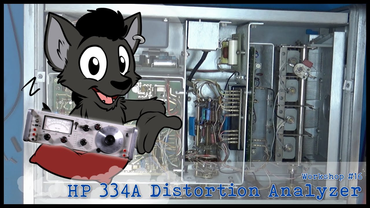 HP 334A Distortion Analyzer - YouTube