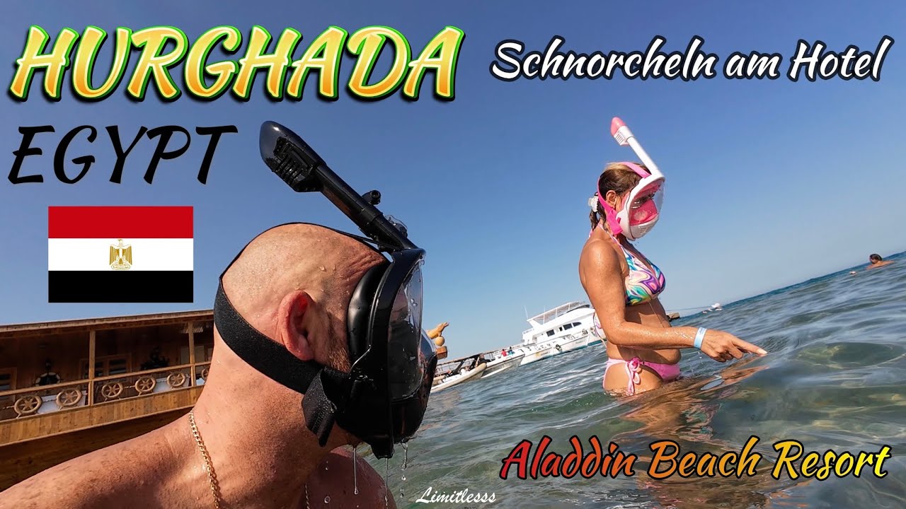 Ägypen🌴🇪🇬 Schnorcheln am Strand vom Aladdin Beach Resort in Hurghada 🐟🐠 |September 2023 #egypt ...