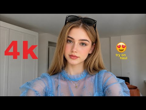 4K 💞 Hot Yoga & See-through Lingerie & Micro Bikini Try -On haul | Transparent Amazing Dresses#shein