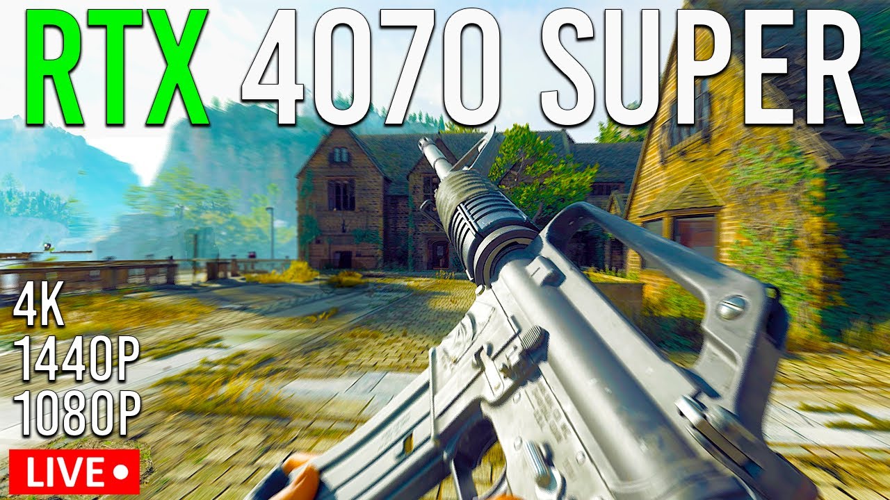 🔴 Call of Duty Black Ops 6 - RTX 4070 SUPER GPU Benchmark Test - YouTube