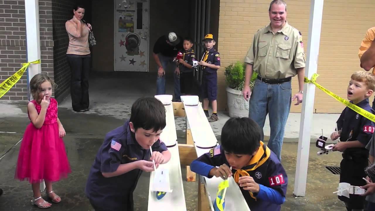 Boy Scouts Rain Gutter Regatta 2012 - YouTube