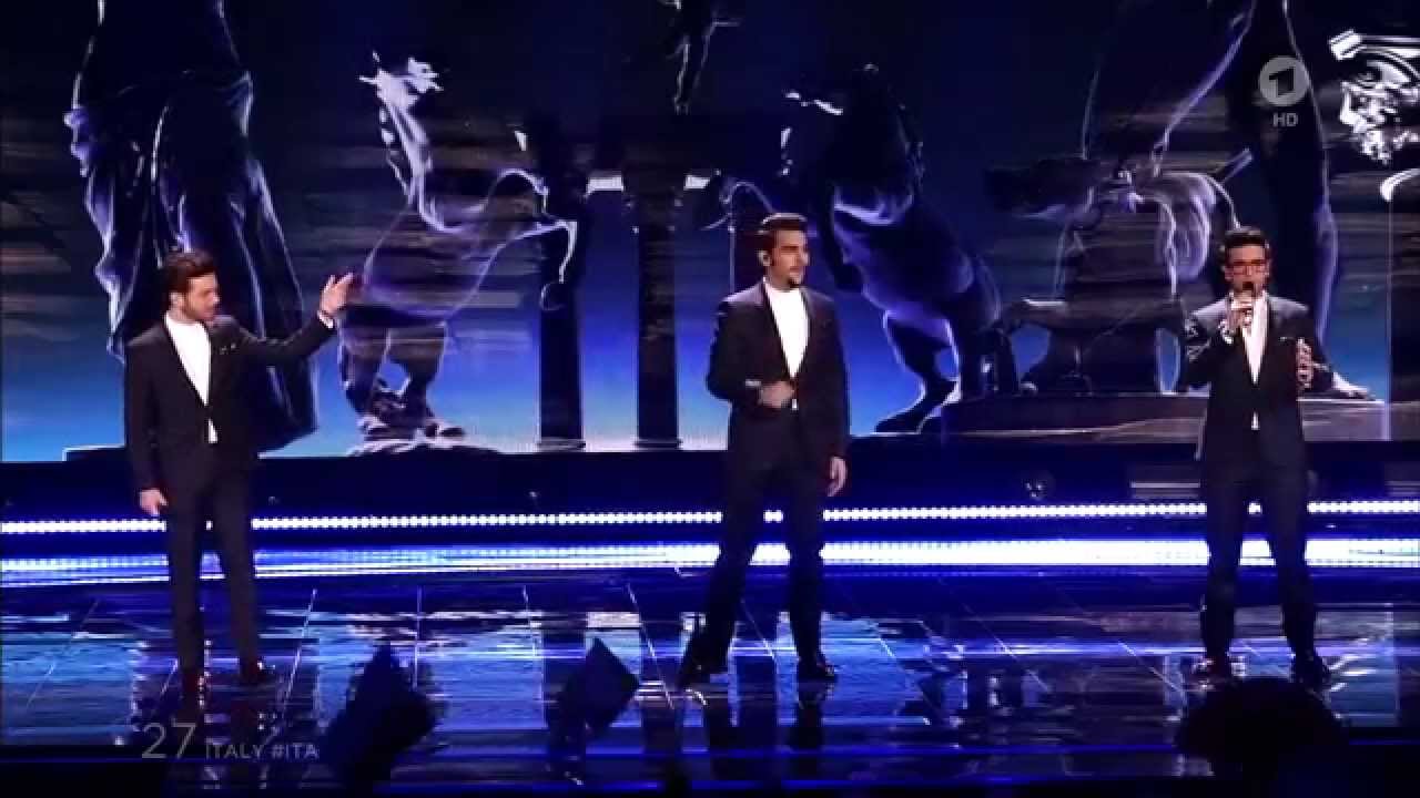 Il Volo - Grande Amore - live for Italy at the ESC Eurovision Song ...