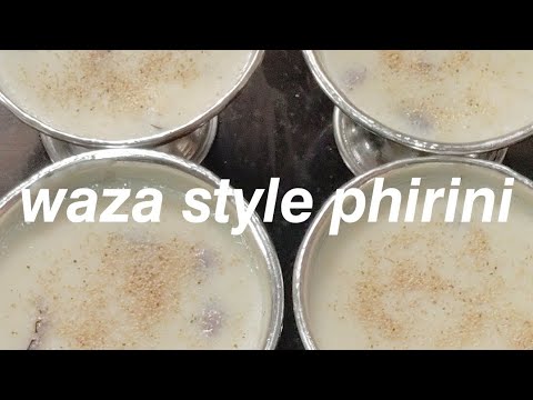 waza style phirni. - YouTube
