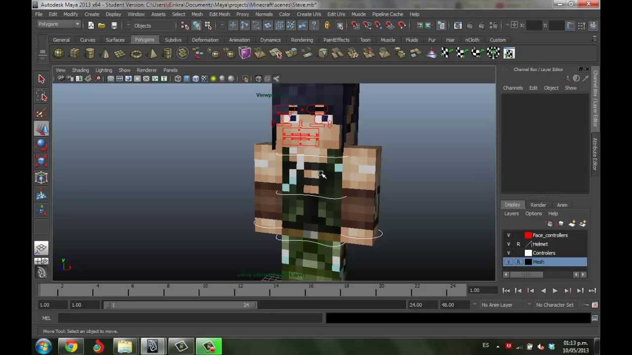 Minecraft rig para Maya [Descarga] [Español] - YouTube