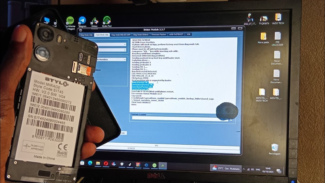 STYLO MIRAGE HARD RESET BY NCKBOX SPRD FIX NO COMMAND - YouTube