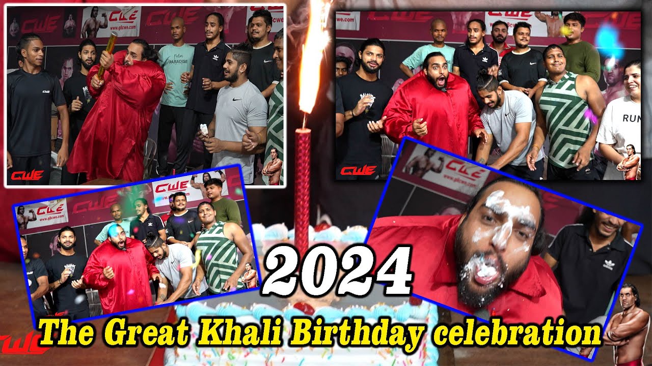 The Great Khali Birthday celebration - YouTube