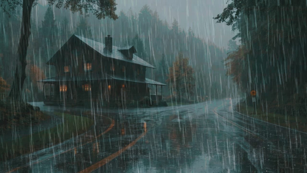 Rain Sounds: Epic Rainstorm Outside Cozy Cabin | Relaxing Rain Sounds ...
