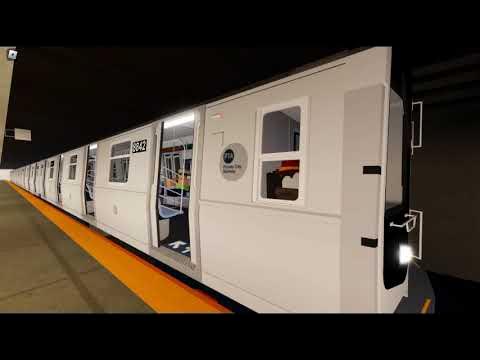 ROBLOX Railfanning at PTA Subway Fifth Av Lines S38E57: R160A (B) Train at 72 St - YouTube