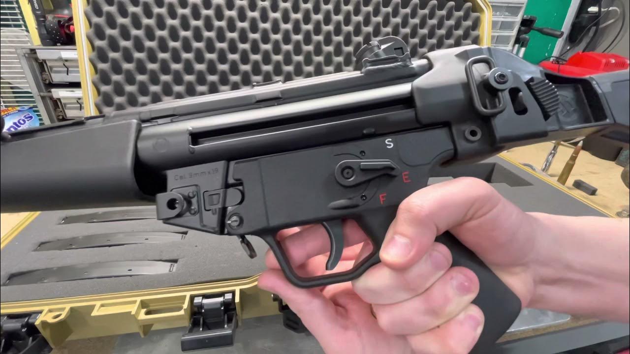 H&K SP5! With A Franklin Armory Binary Trigger Group! - YouTube