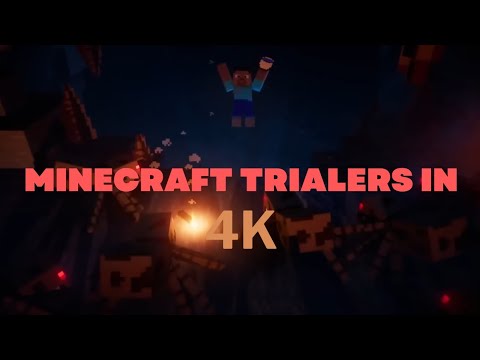 MINECRAFT TRAILERS IN 4K - YouTube