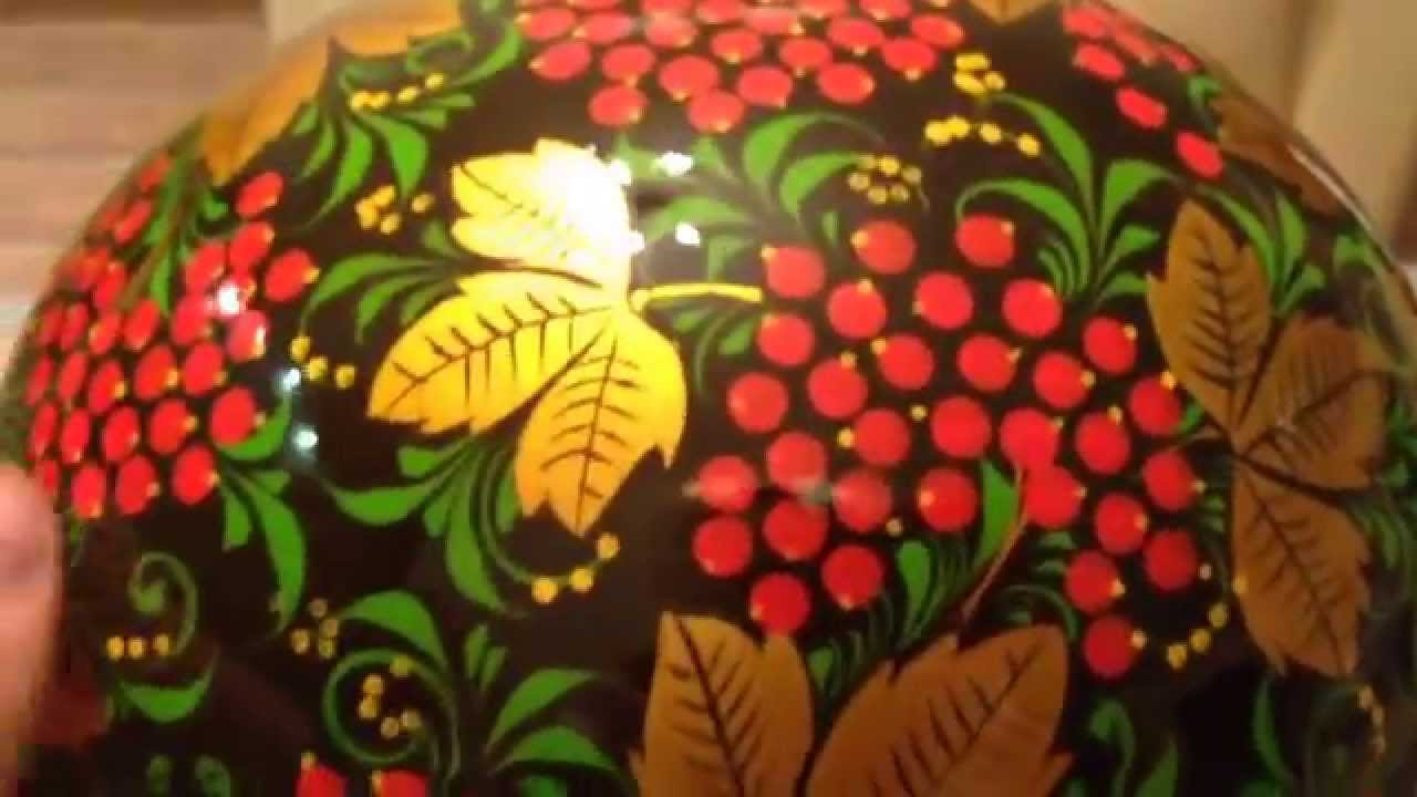 Каска армейская хохломская - YouTube