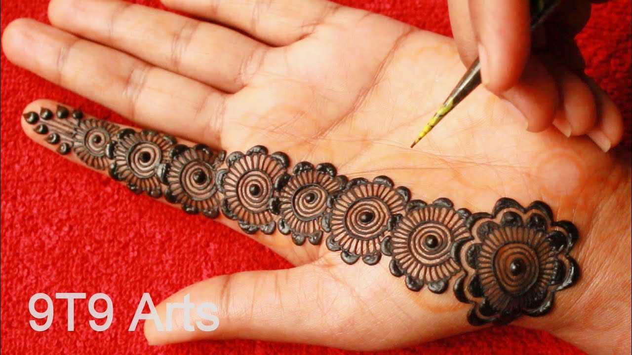 Beautiful & Easy Style Check Mehndi Design 2021||Front Hand Arabic ...