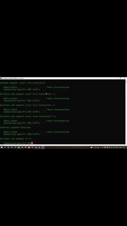 computer me ip address command ki madad se kaise check kare | dos | cmd prompt | dos commands ...