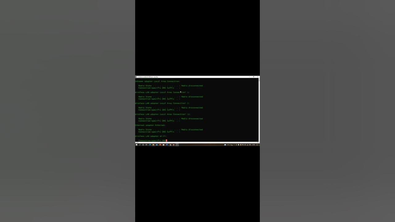 computer me ip address command ki madad se kaise check kare | dos | cmd prompt | dos commands ...