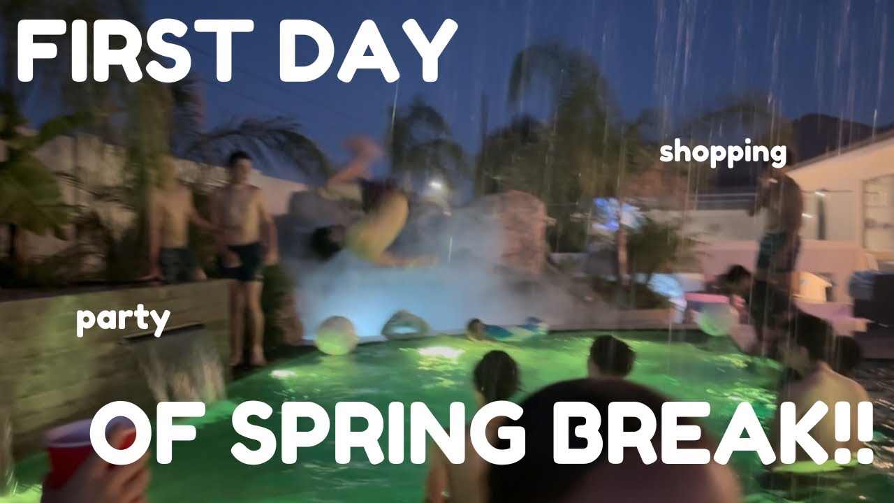 first day of spring break vlog!! - YouTube