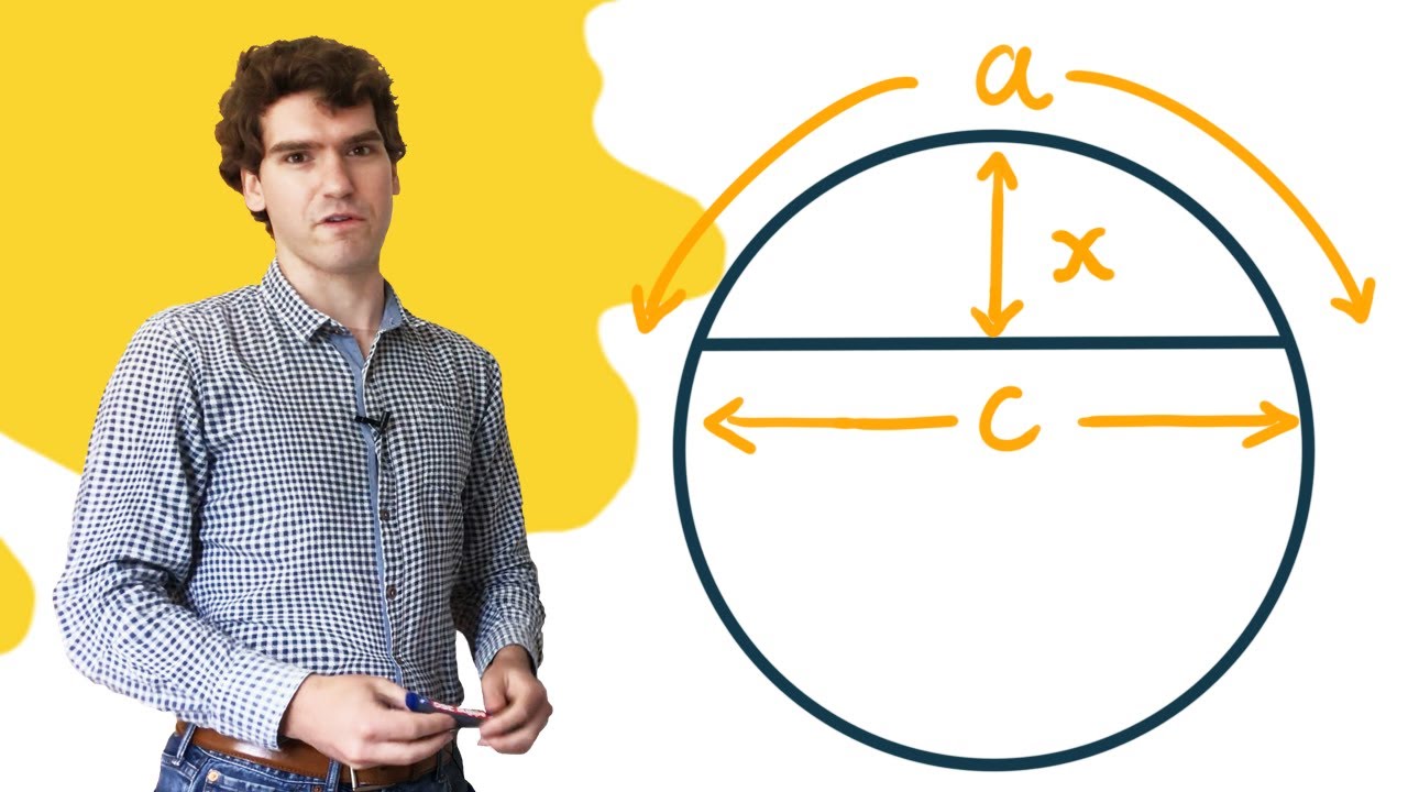 Finding the distance from the chord to the edge of a circle (viewer ...