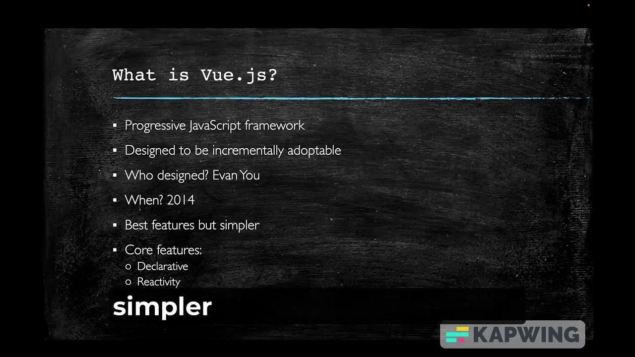 What is Vue JS-01 - YouTube